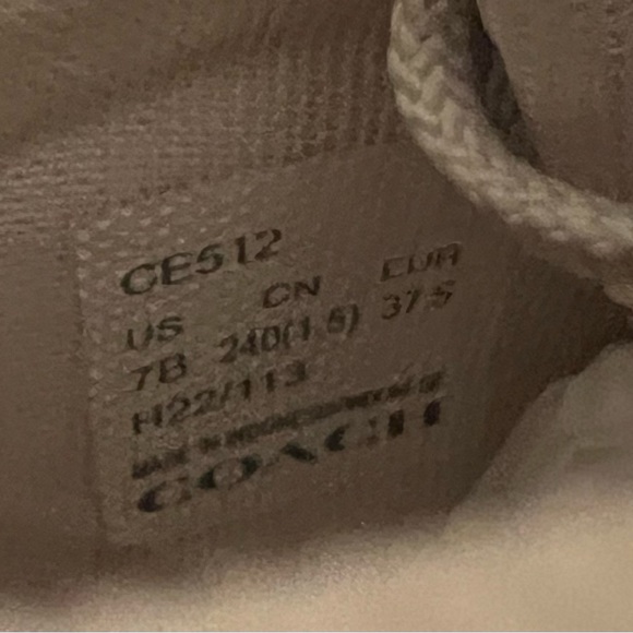 Coach | Shoes | Coach Clip Leather High Chalk Sky Blue Sneaker | Poshmark